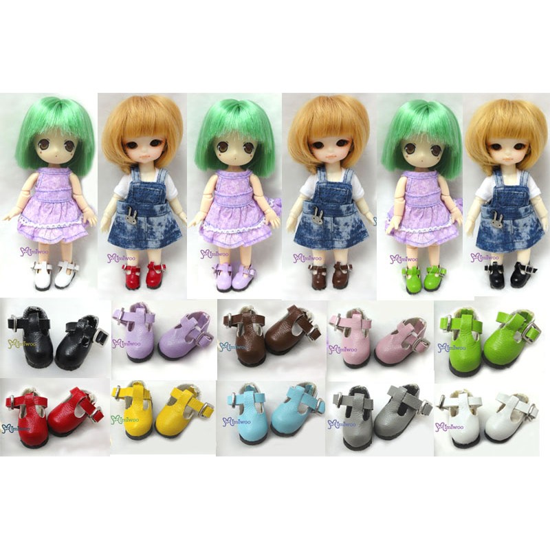 SBB002PNK Hujoo Baby Obitsu 11cm Body Maryjane Doll Shoes Pink ~ LAST ONE